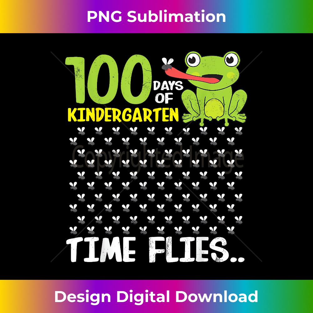 100 Days of School Kindergarten Frog Time Flies Boys Girls - | Inspire ...