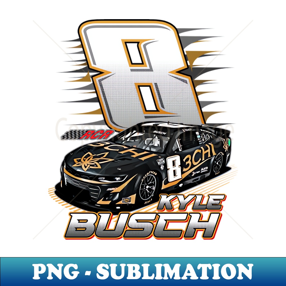 Kyle Busch 8 RCR - PNG Sublimation Digital Download - Defyin | Inspire ...