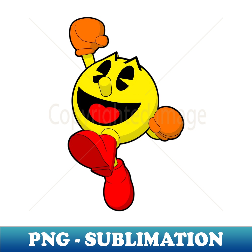 Pac Man - Sublimation-Ready PNG File - Bold & Eye-catching | Inspire Uplift