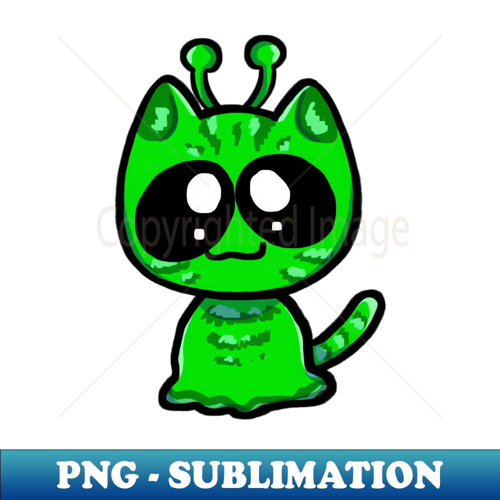 Gnarp Gnarp Alien Cat - Modern Sublimation PNG File - Defyin | Inspire ...