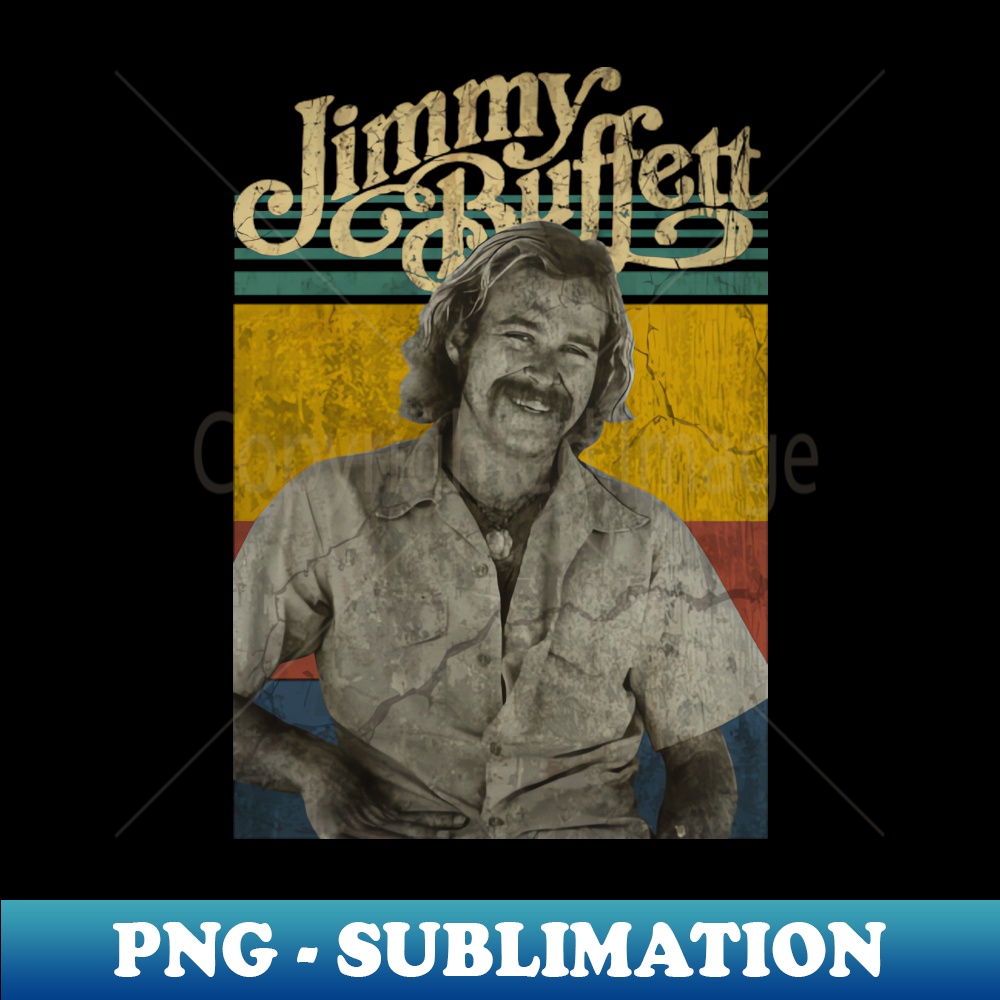 Jimmy Buffett 80s Vintage Retro - PNG Transparent Digital D | Inspire ...
