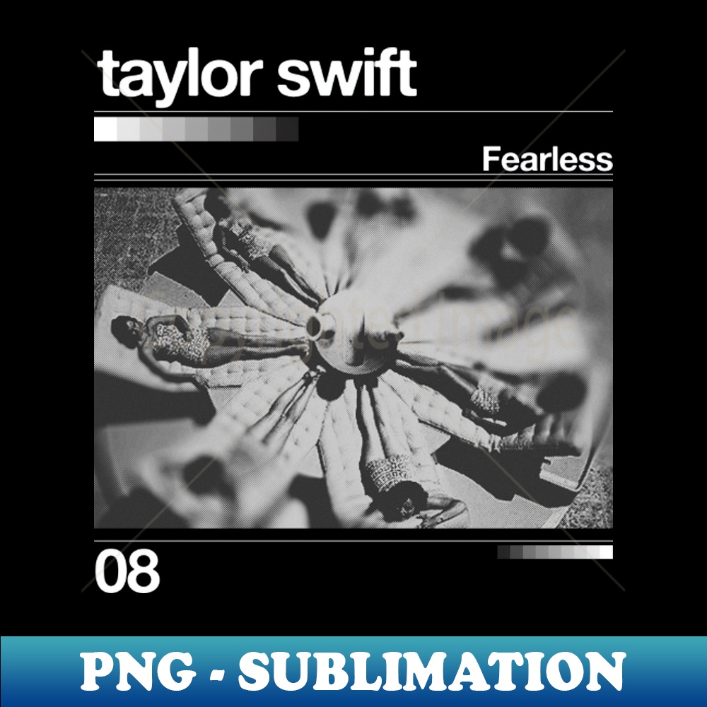 Fearless - Artwork 90s Design - PNG Transparent Digital Down - Inspire ...