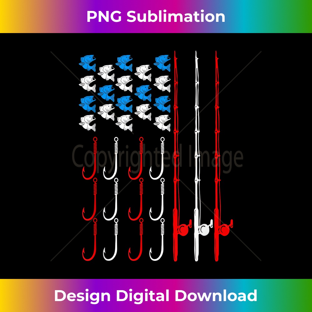USA Fishing Rod & Hook American Flag - Bespoke Sublimation D | Inspire ...