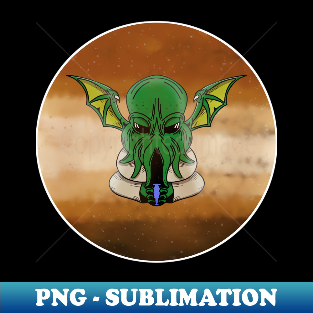 The all Mighty Cthulhu - Premium Sublimation Digital Downloa - Inspire Uplift
