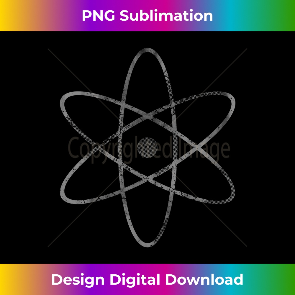 Retro Atom Symbol Science - Sublimation-Optimized PNG File - - Inspire ...