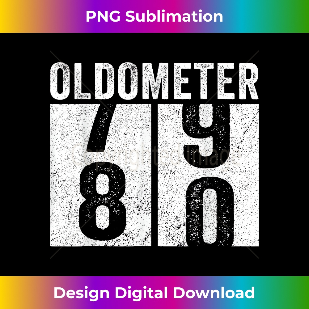 Retro 80th Birthday Oldometer 79-80 Vintage 80 Years Old - L | Inspire ...