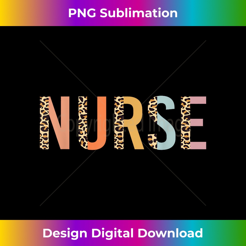 Nurse Leopard Print Nursing School Women Cute - Classic Subl | Inspire ...