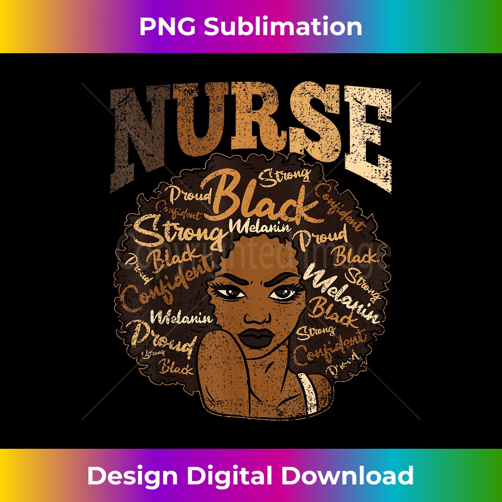 Black Nurse Black History BLM Melanin Afro Woman Nursing - V | Inspire ...
