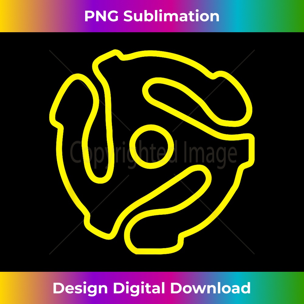 DJ 45 rpm Adapter Spindle Vinyl - Futuristic PNG Sublimation | Inspire ...