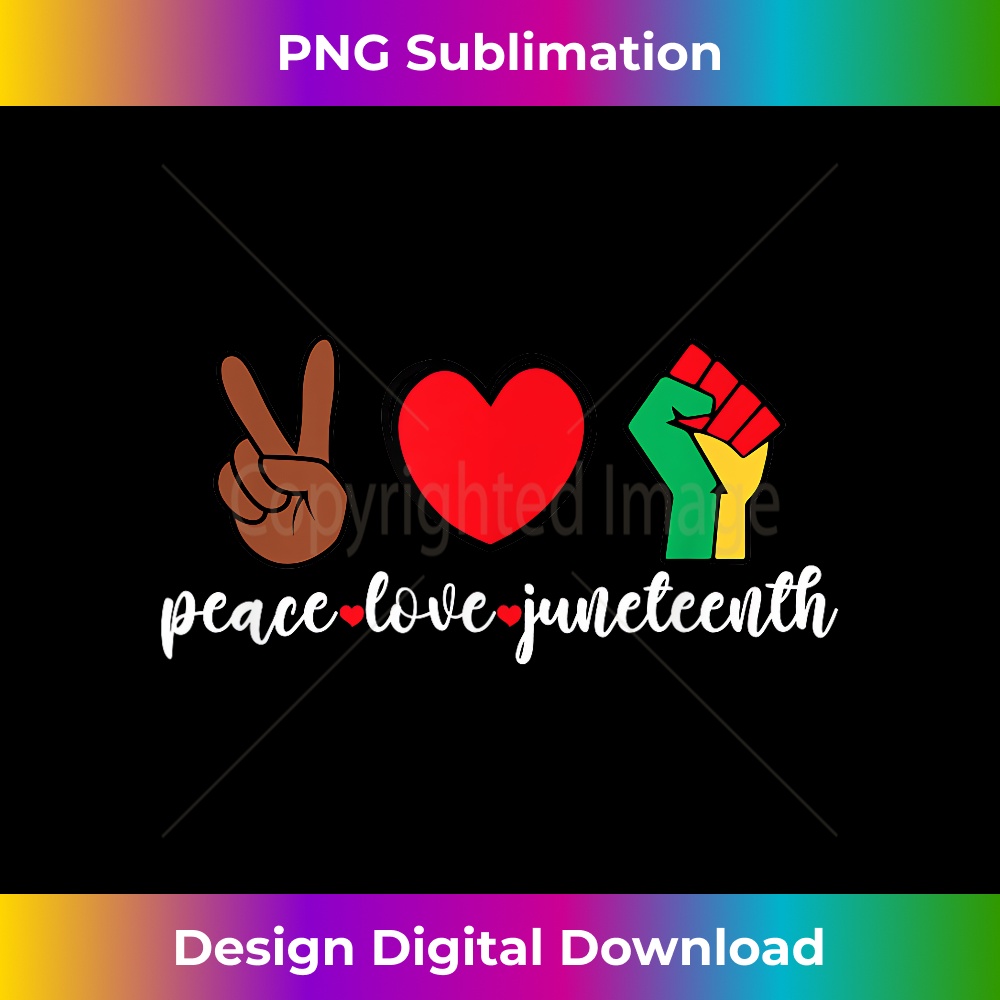 Peace Love Juneteenth Pride Black Girl Black Queen & King - | Inspire ...