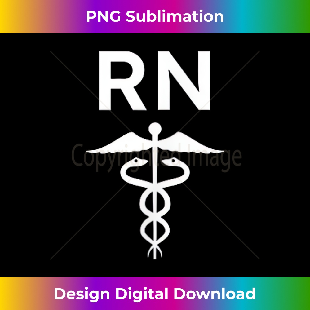 RN Registered Nurse - Caduceus medical symbol - Futuristic P | Inspire ...