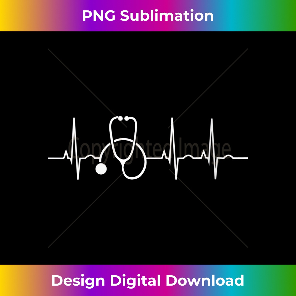 Womens Stethoscope Heartbeat EKG Nurse Medical Doctor Cool N - Inspire ...