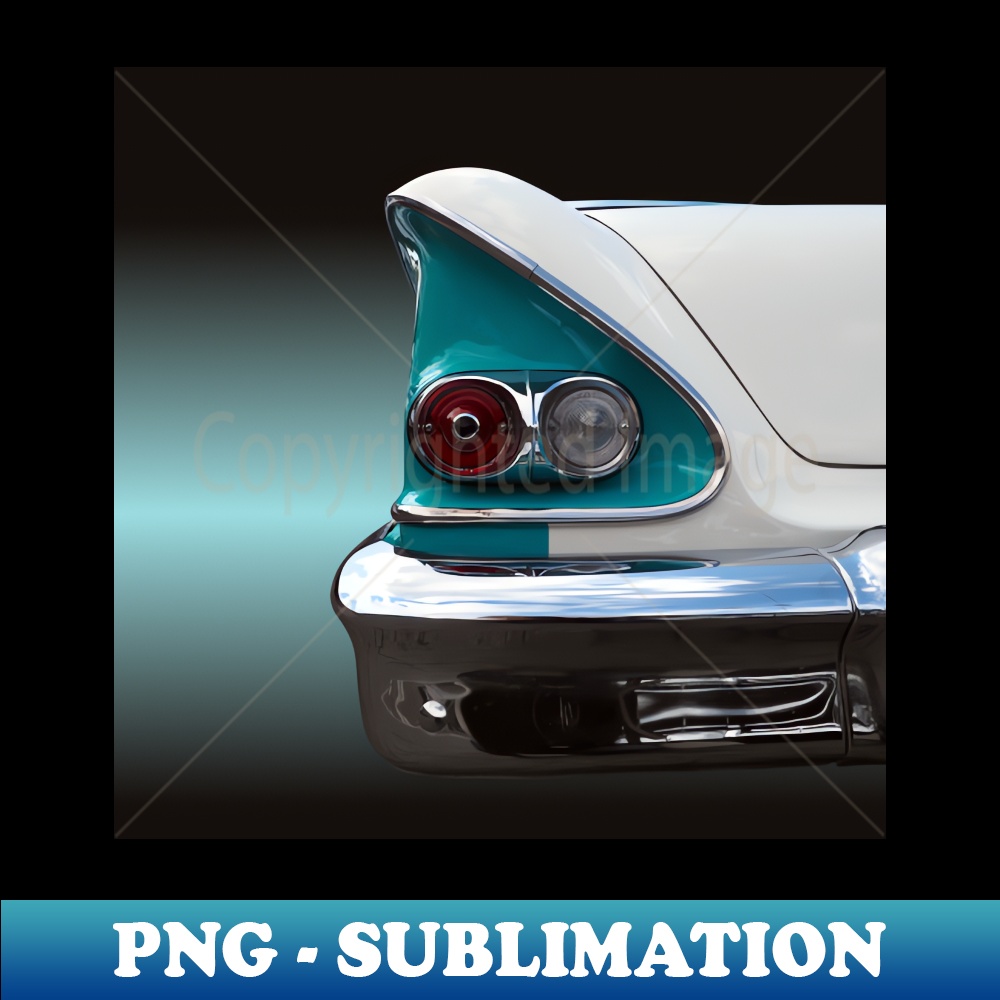 Classic Car Bel Air 1958 - High-Quality PNG Sublimation Down | Inspire ...