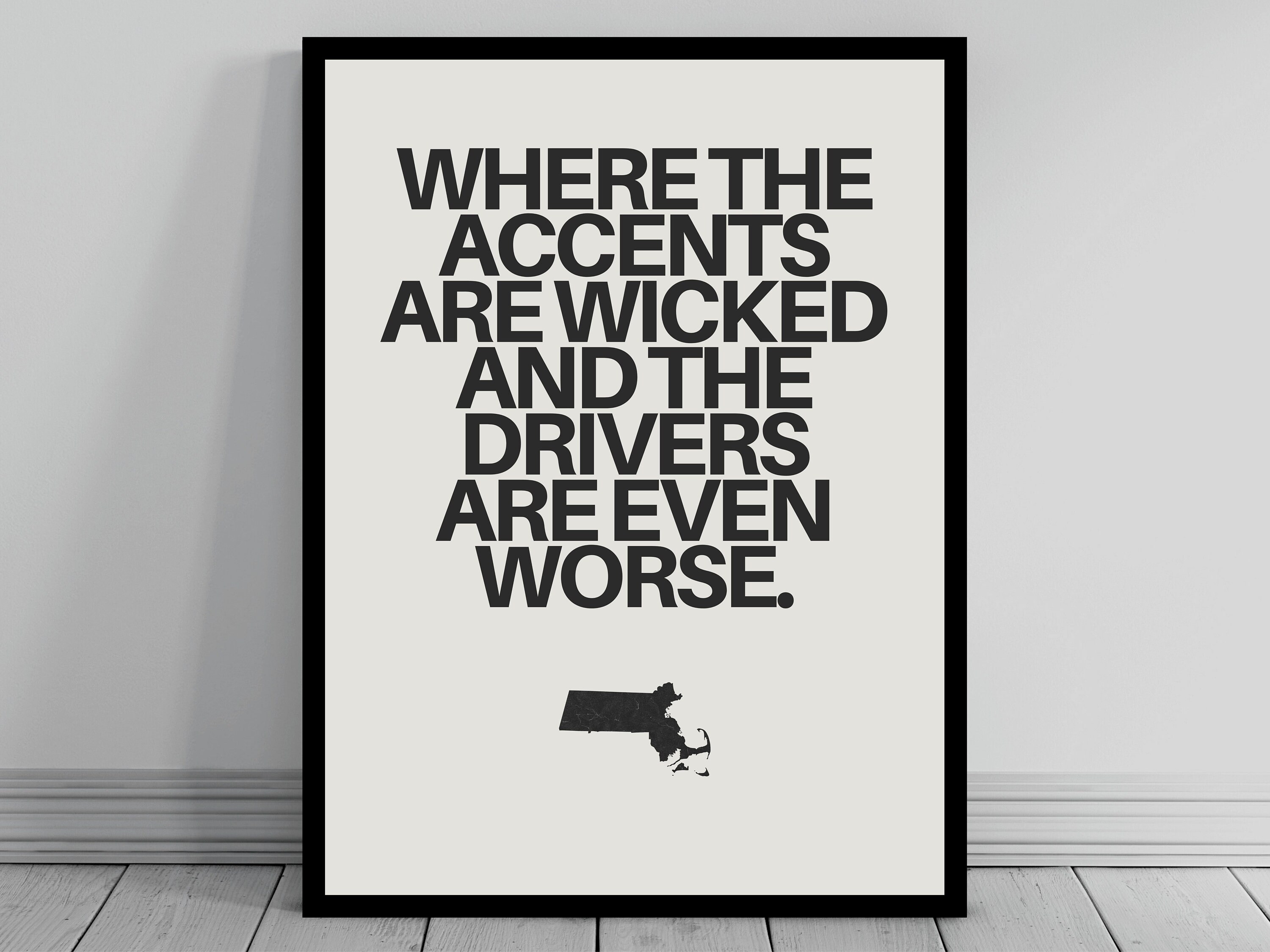 Hilarious Massachusetts Meme Print Massachusetts Poster Mi | Inspire Uplift