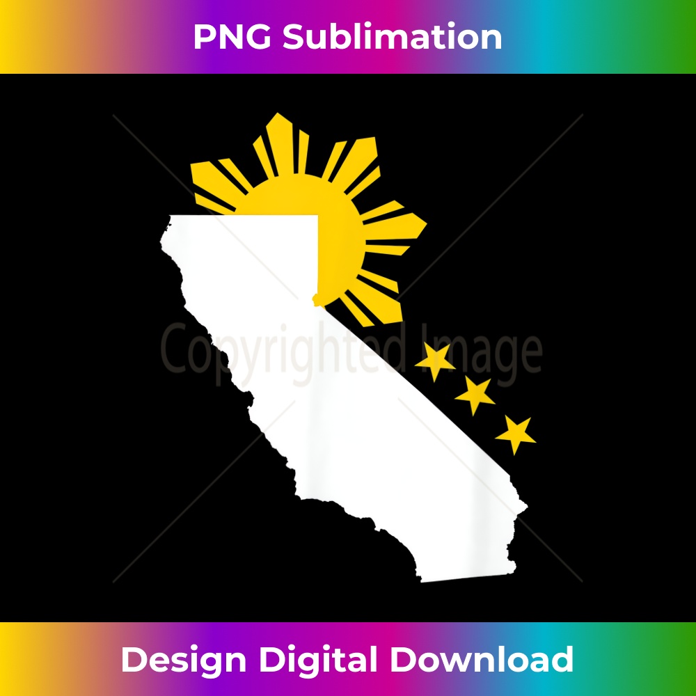 California Map with Philippine Stars and Sun Filipino - Mini - Inspire ...