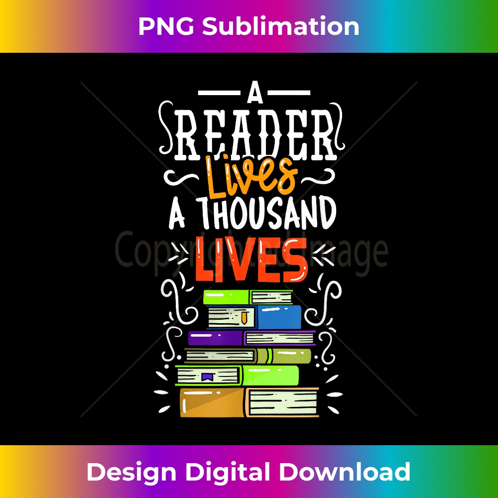 Reading Book Reader Gift Student Teacher - Edgy Sublimation | Inspire Uplift