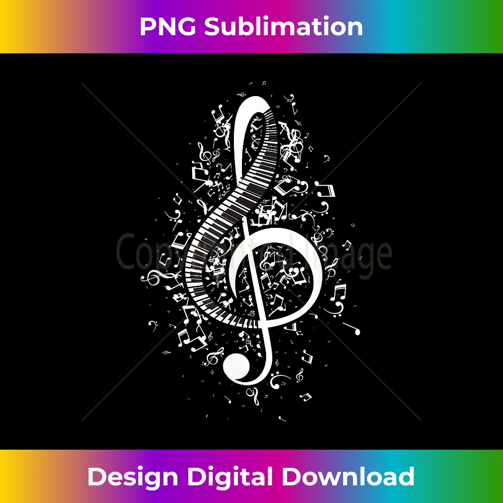 Treble Clef Keys - Piano Player Pianist Classical Music - So | Inspire ...