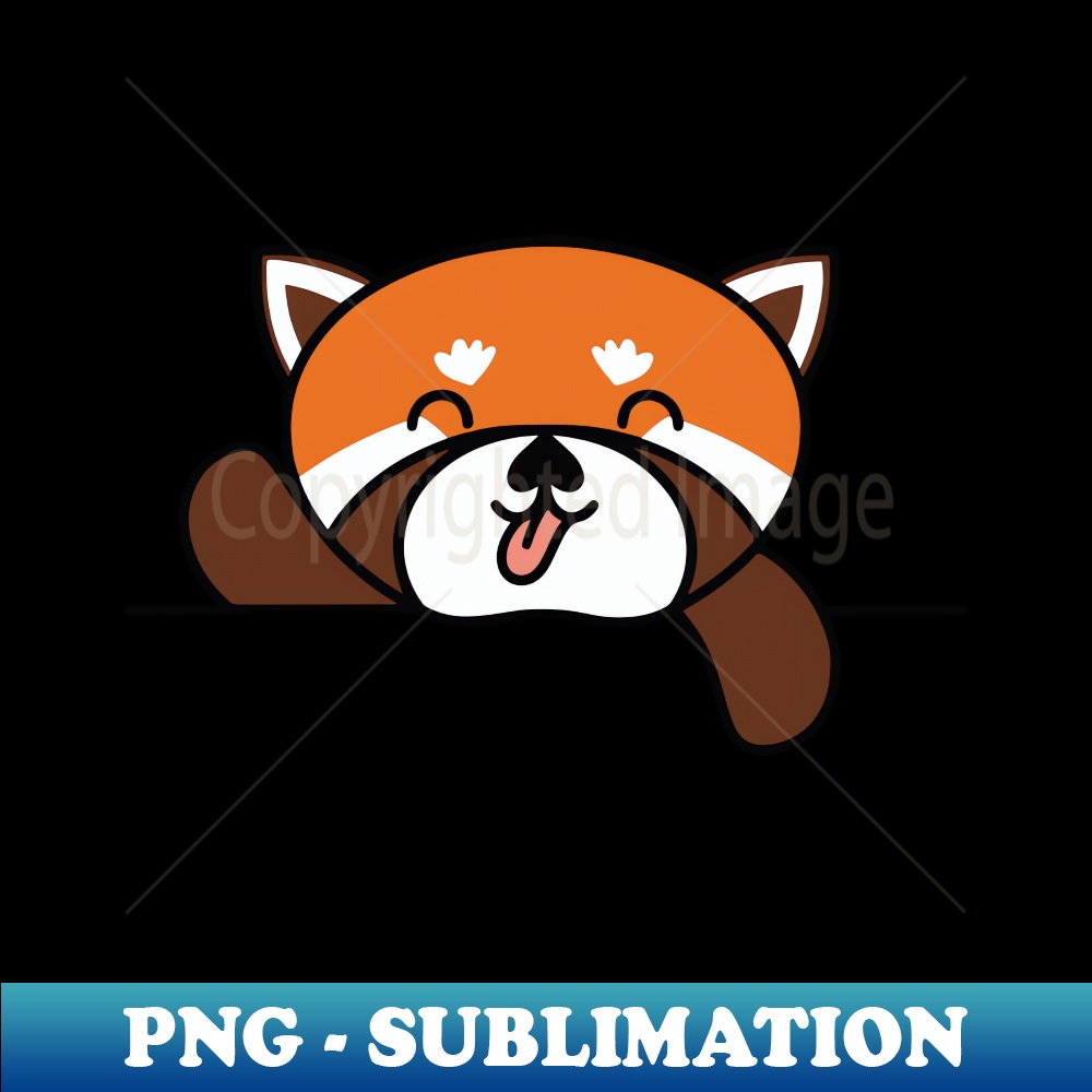 Cute Red Panda - Retro PNG Sublimation Digital Download - Un - Inspire ...