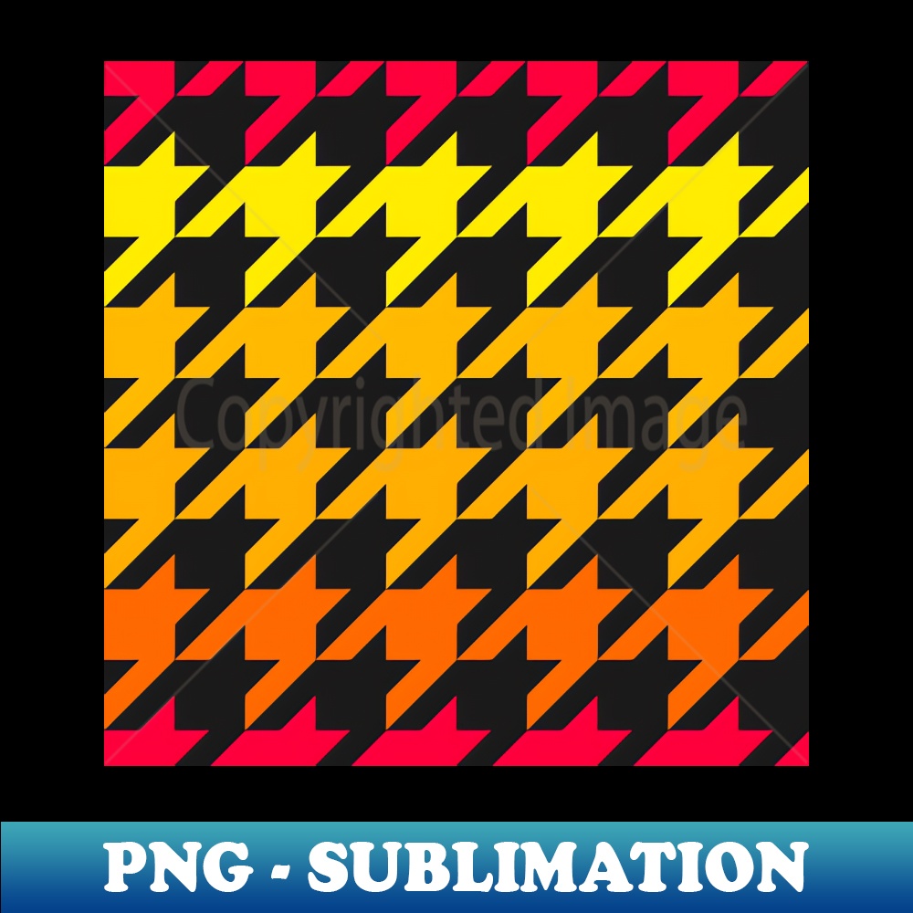 Colorful Houndstooth Tartan Checkered Seamless Pattern - PNG | Inspire ...