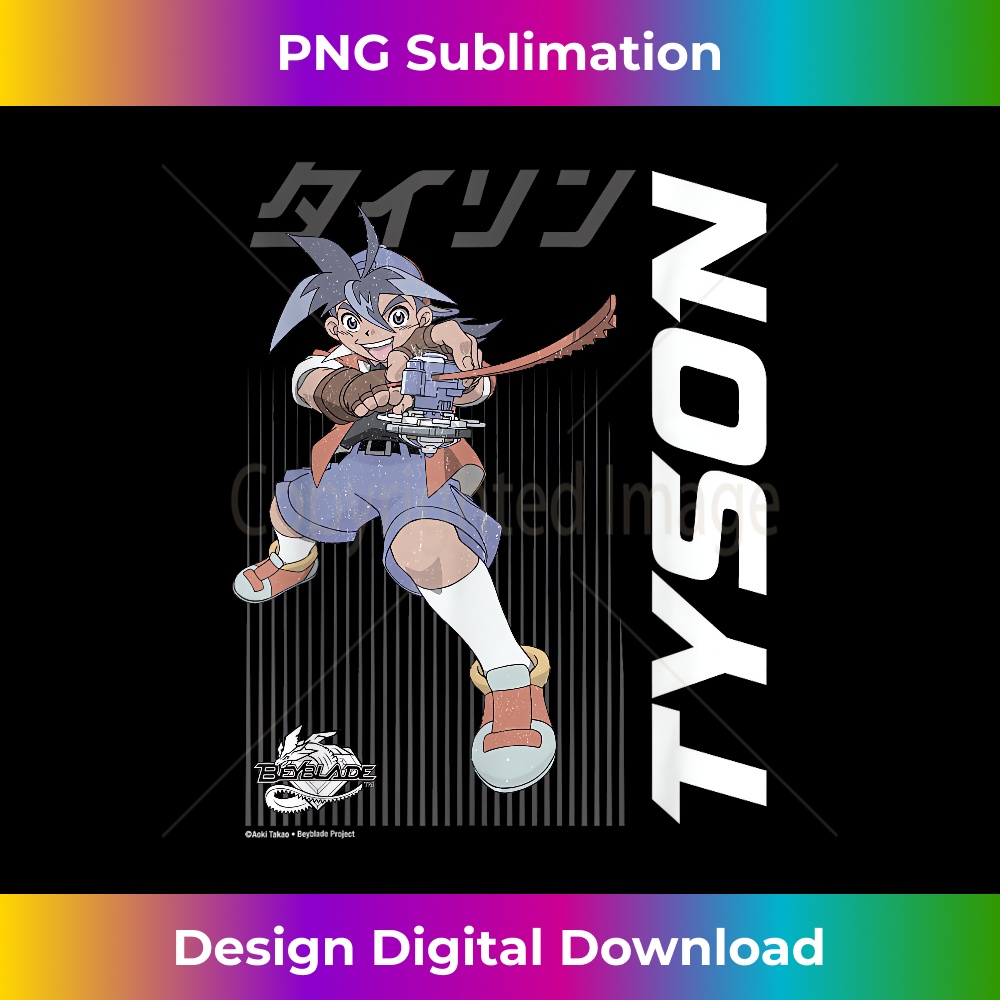 BEYBLADE TYSON DISTRESSED COLOR - Sleek Sublimation PNG Down | Inspire ...