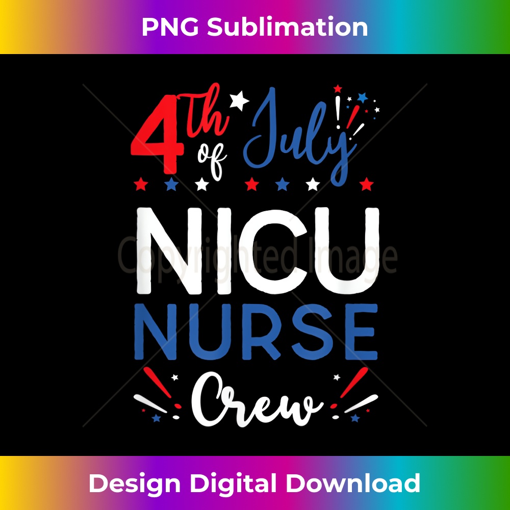 4th of July NICU Nurse Crew Stars and Stripes Fireworks - Ec | Inspire ...