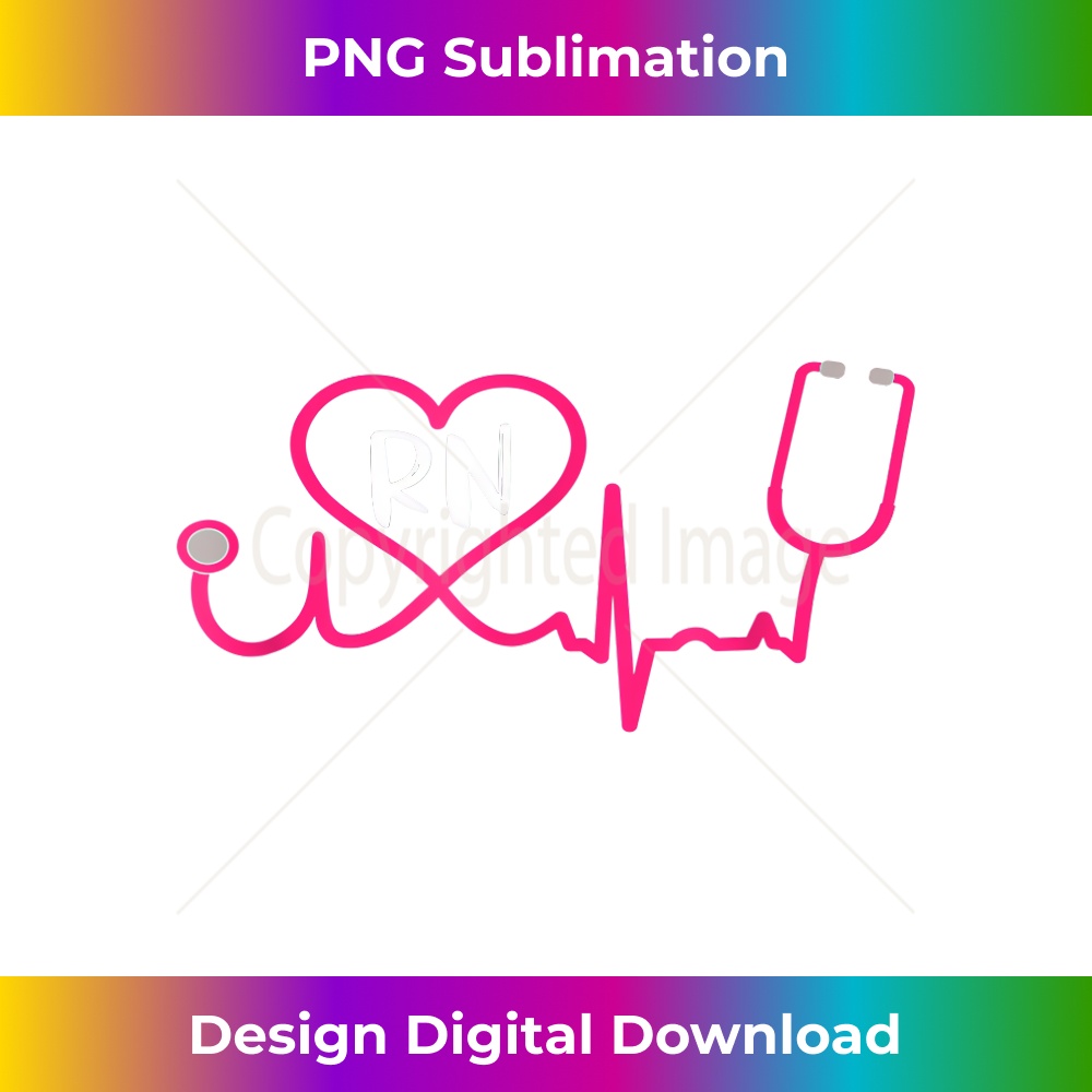 Registered Nurse RN EKG Stethoscope Heart Heartbeat - Crafte | Inspire ...