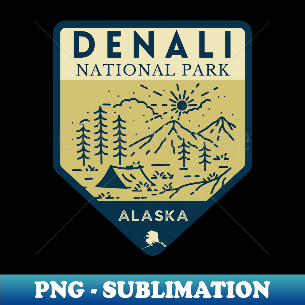 Denali National Park - Alaska - Signature Sublimation PNG Fi | Inspire ...