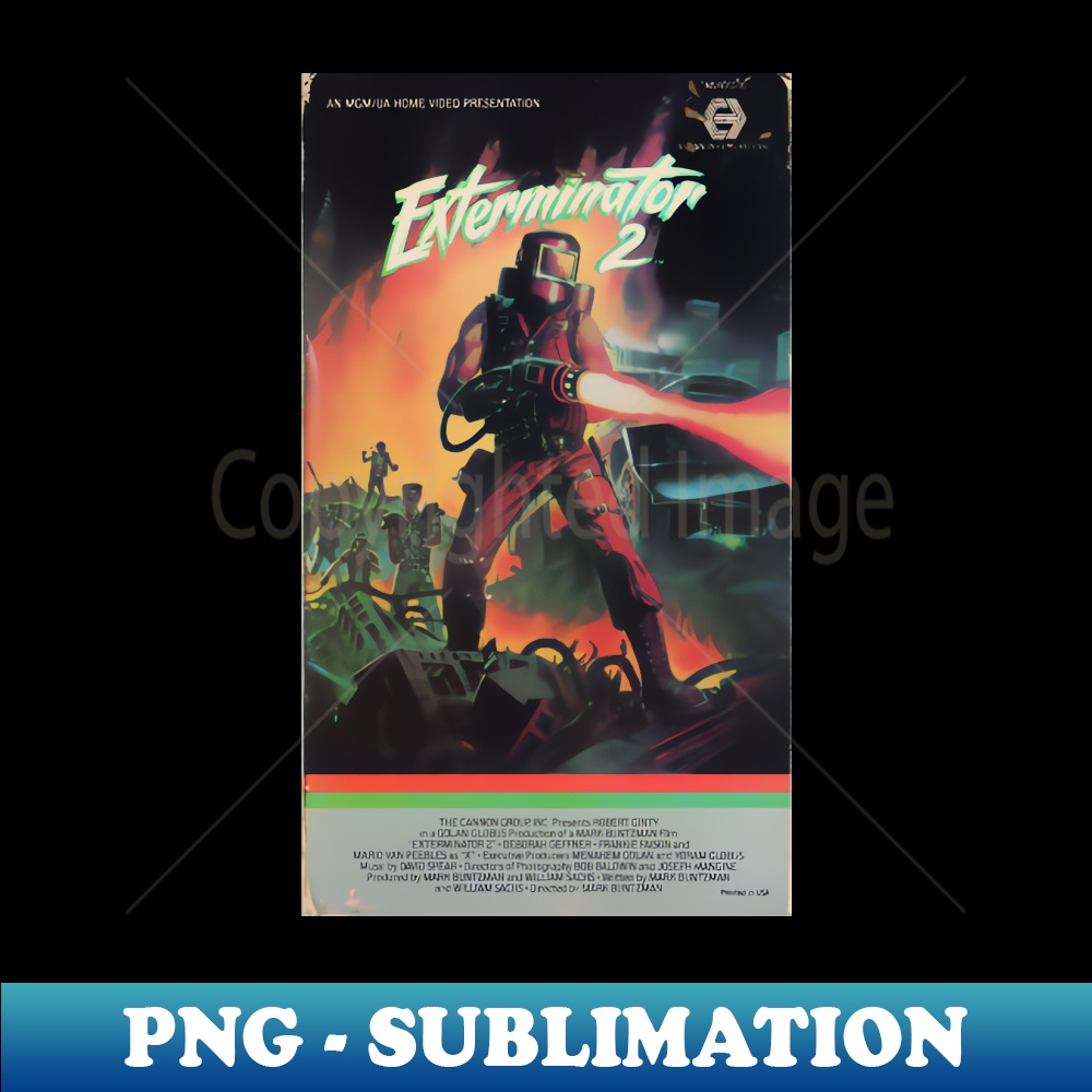Exterminator 2 VHS art v4 - Premium Sublimation Digital Down | Inspire ...