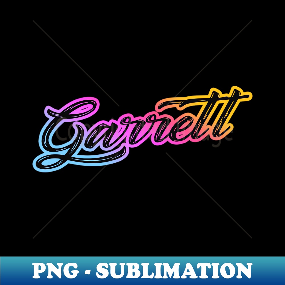 Name Garrett - PNG Transparent Sublimation Design - Perfect | Inspire ...