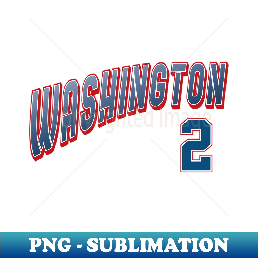 Retro Washington Number 2 - PNG Transparent Sublimation File | Inspire ...