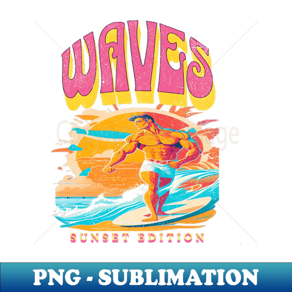 Waves Hello Summer Funny Surfer Riding Surf Surfing Lover Gi | Inspire ...