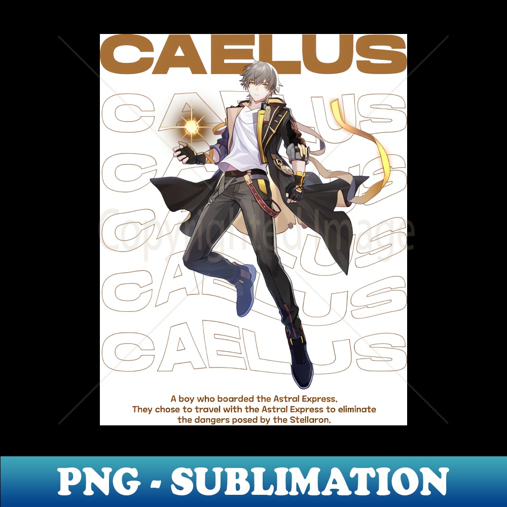 Caelus Honkai Star Rail - Instant PNG Sublimation Download - | Inspire ...