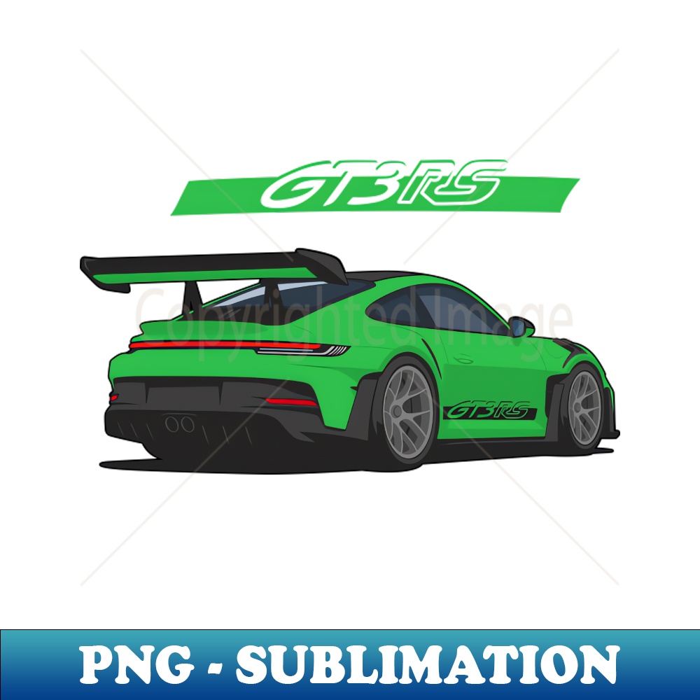 Rear car 911 gt3 rs green - Stylish Sublimation Digital Down | Inspire ...