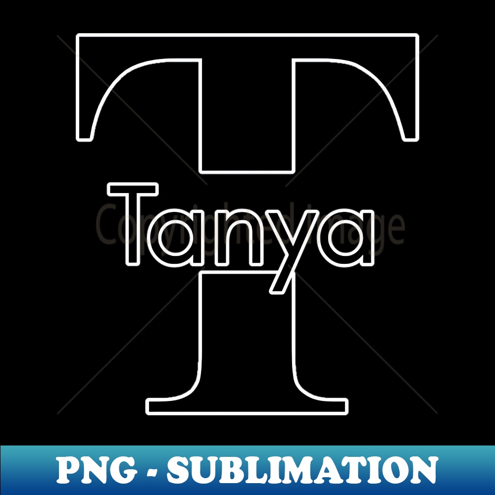 Initial T Monogram Tanya Name Label - Special Edition Sublim - Inspire ...