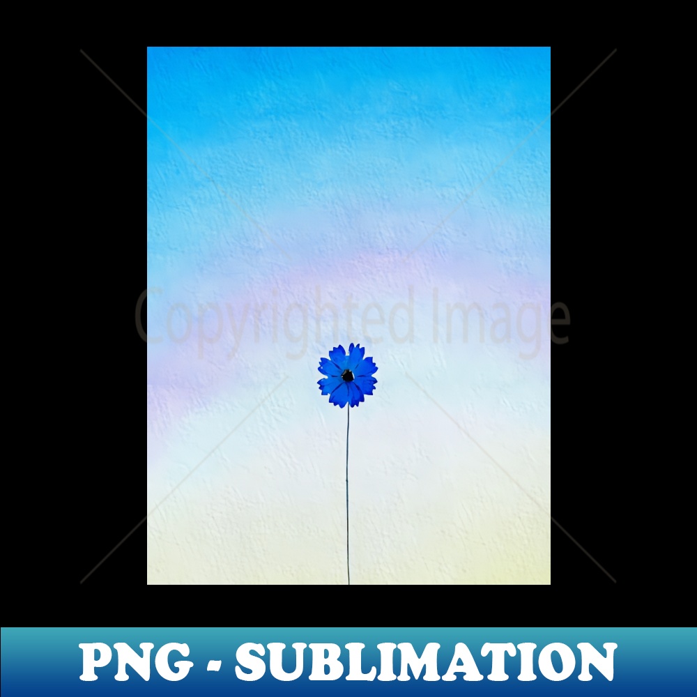 Blue small flower - Sublimation-Ready PNG File - Perfect for | Inspire ...