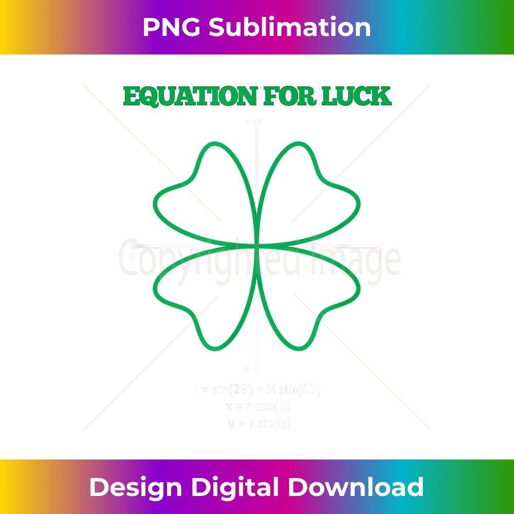 Equation for Luck Clover Irish Math Funny Teacher Gift Idea | Inspire ...