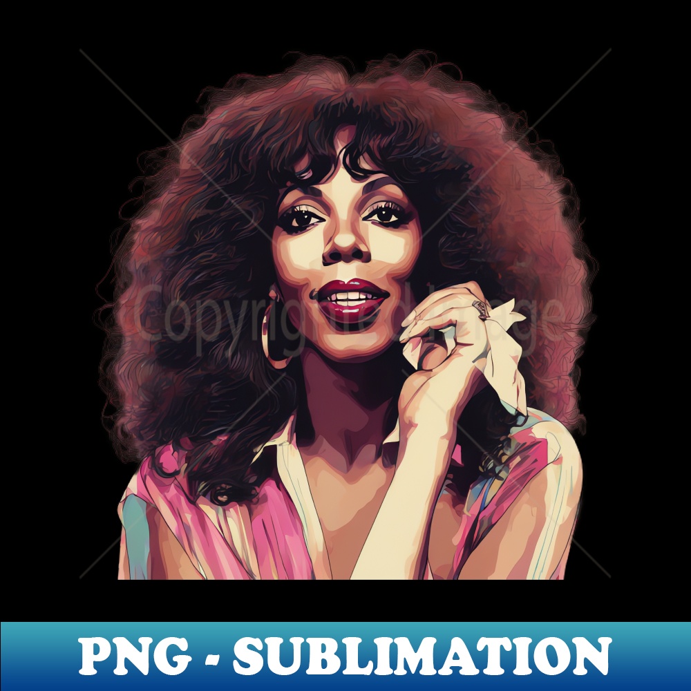 Portrait Donna Summer 80s - Instant Sublimation Digital Down | Inspire ...
