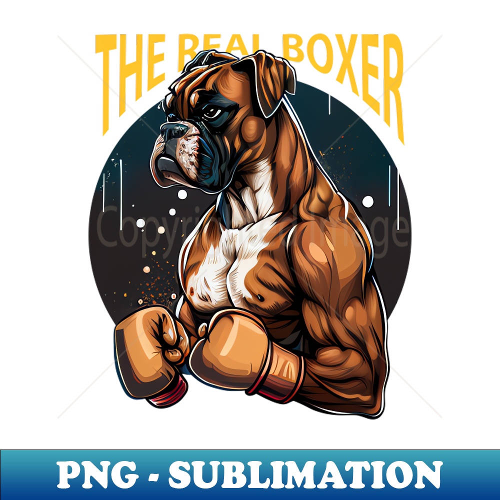 The Real Boxer - Retro PNG Sublimation Digital Download - Bo | Inspire ...