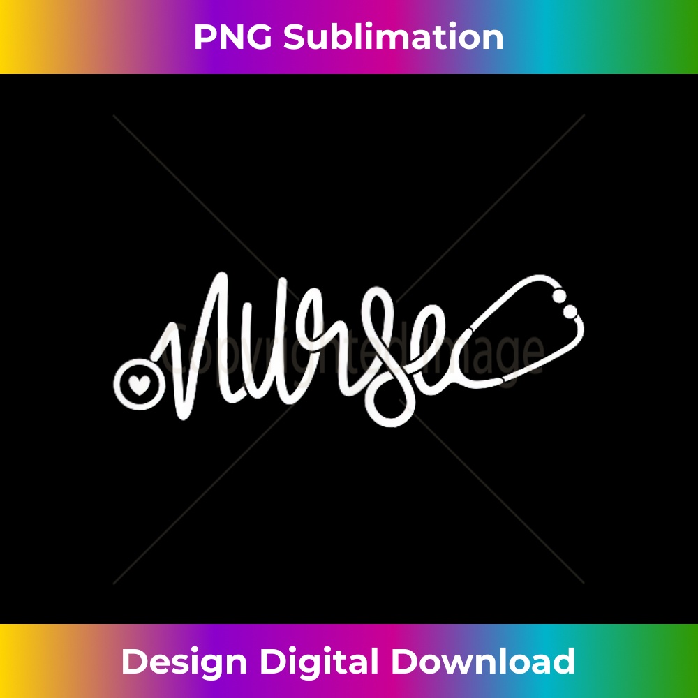 Nurse Stethoscope Chest Badge Nurse Logo RN Future Nursing - | Inspire ...