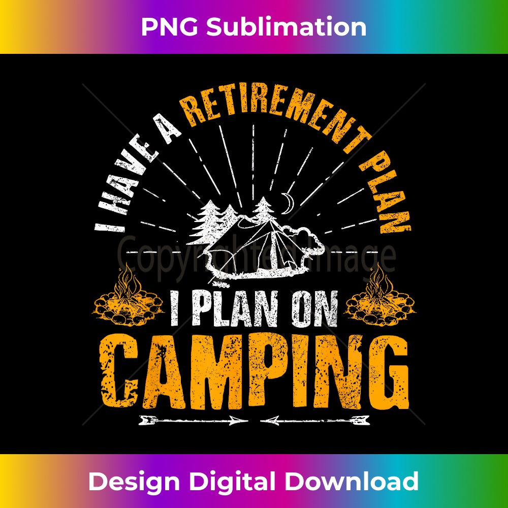 Camping Retirement Gift Funny Quote Outdoor Retired Camper - | Inspire ...