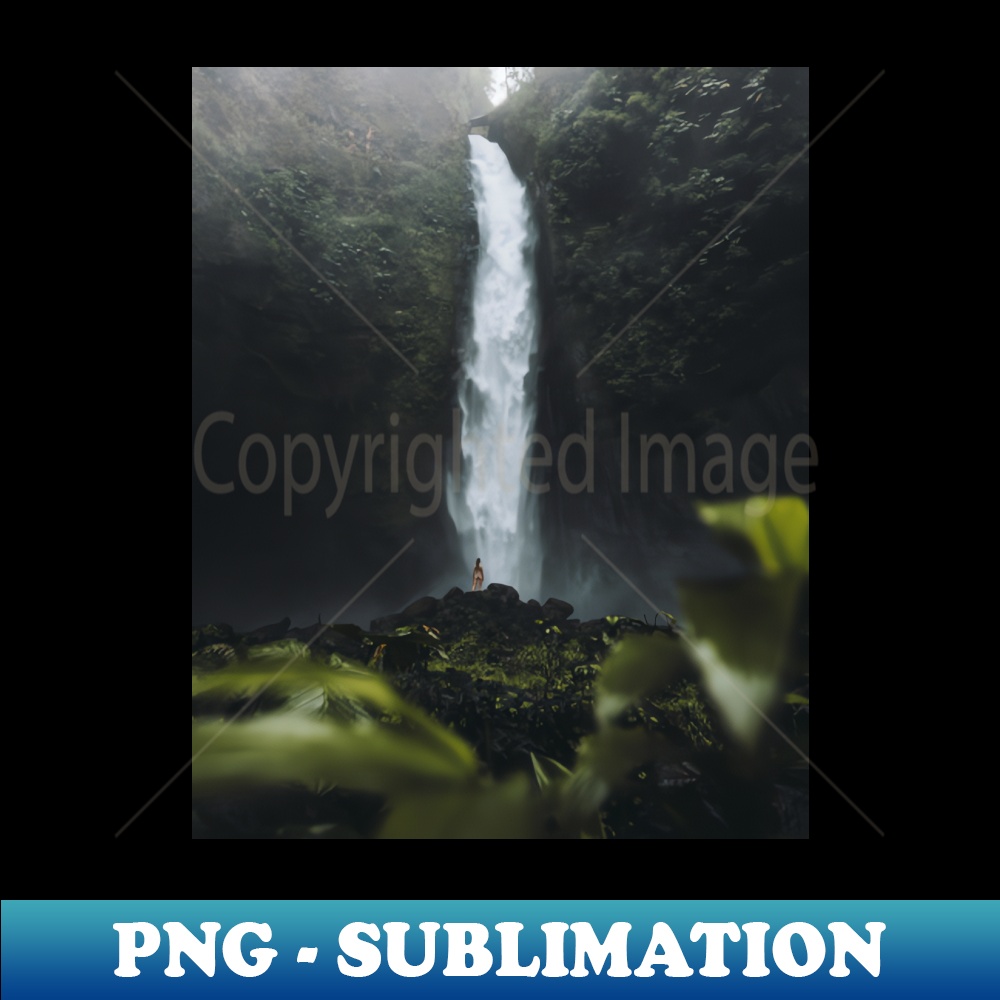 Nungnung Waterfall - Exclusive PNG Sublimation Download - Br | Inspire ...