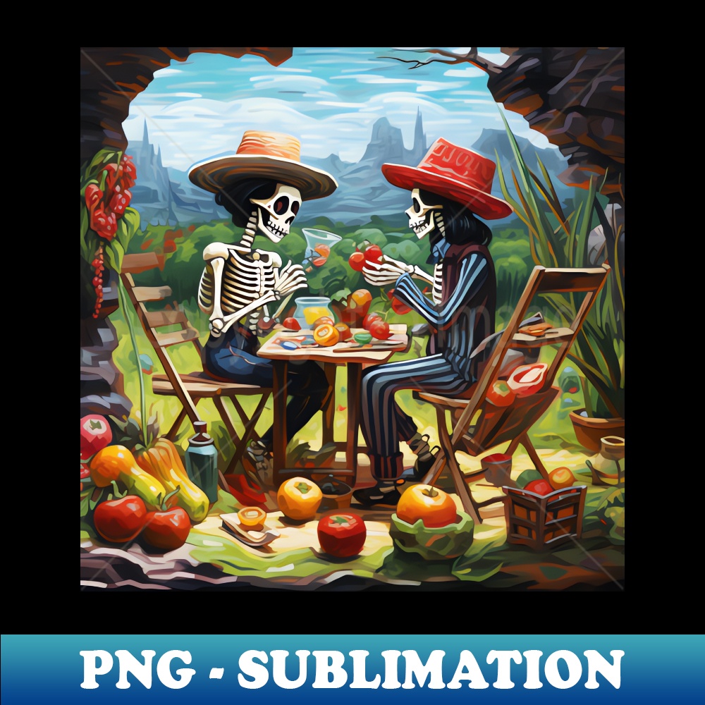 Skeleton Couples First Date - Exclusive Sublimation Digital - Inspire ...