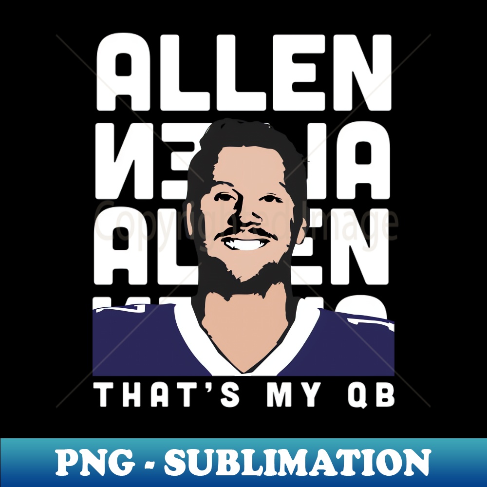 Josh Allen - PNG Transparent Sublimation Design - Defying th | Inspire ...