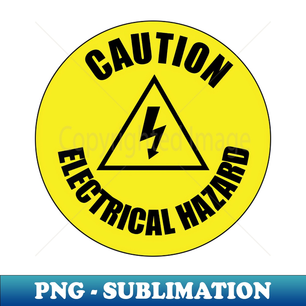Caution Electrical hazard Dangerous warning sign for electri - Inspire ...