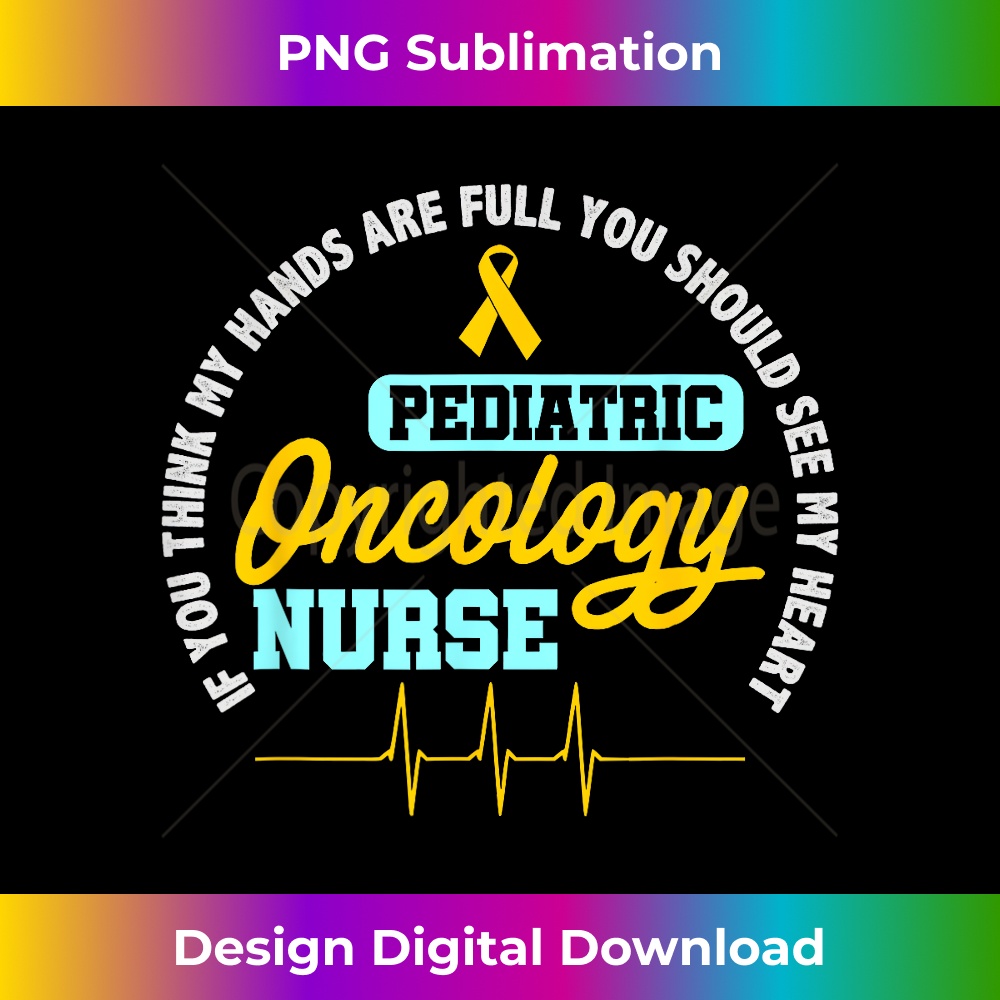 Pediatric Oncology Nurse RN Ribbon EKG Cancer Nursing - Clas | Inspire ...