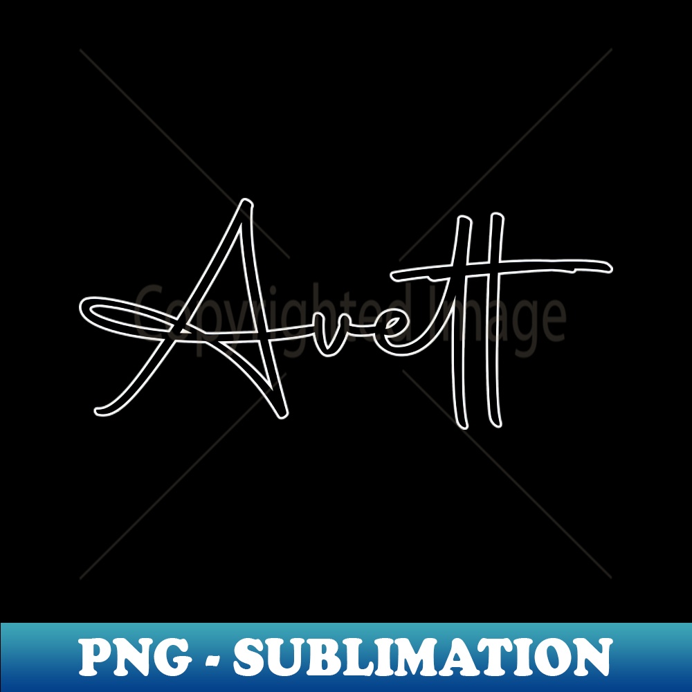 Autography Avett Name Label - PNG Transparent Sublimation De - Inspire ...