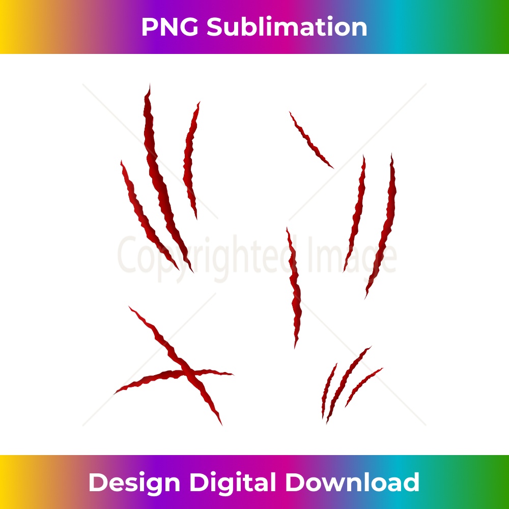 Scratches Halloween Torn-Style Damaged Blood Art - Vibrant S | Inspire ...