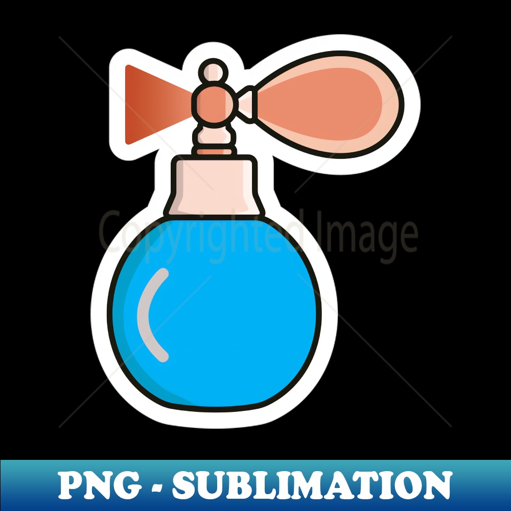 Perfume Glass Bottle Sticker vector illustration Beauty and | Inspire ...