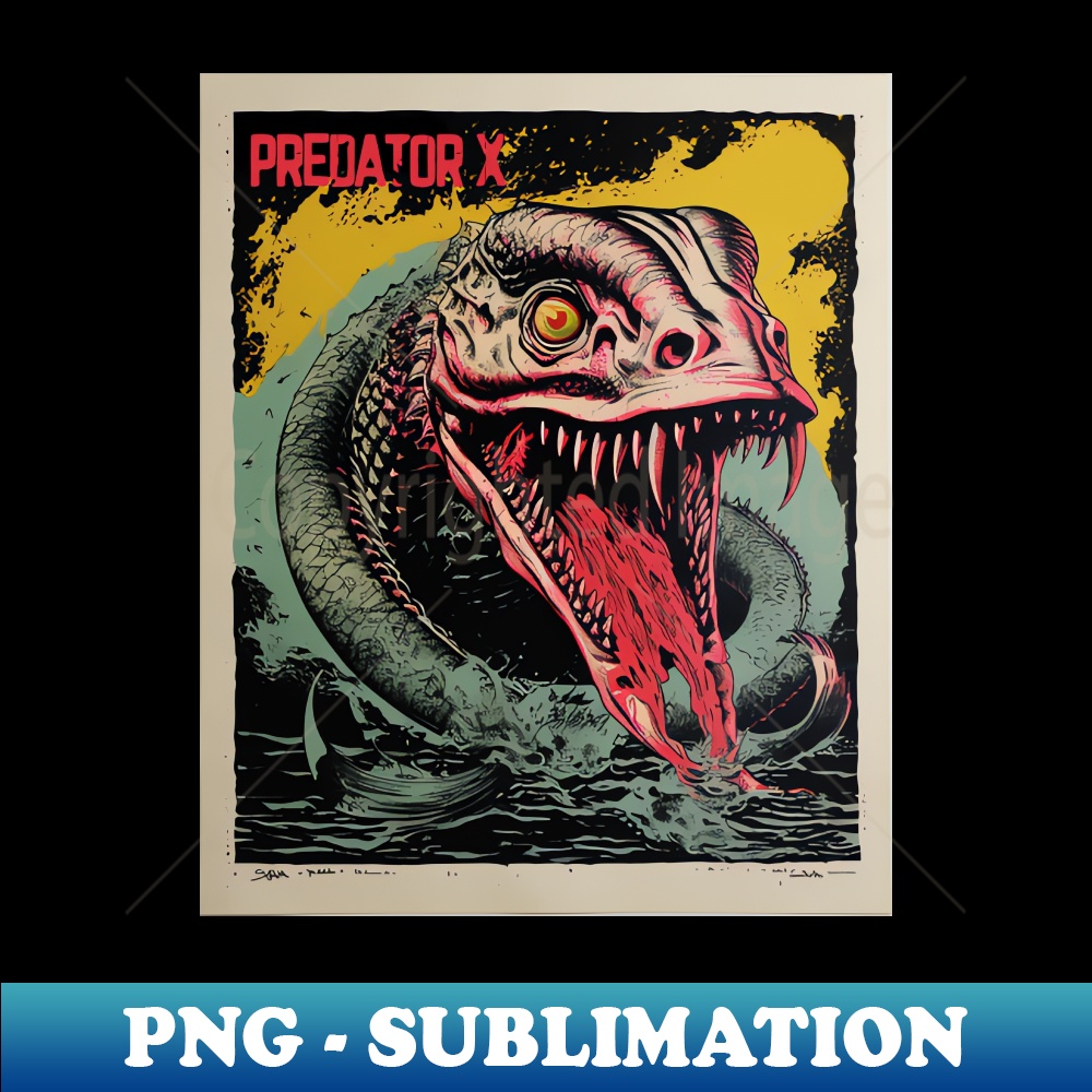 Predator X Movie Poster Art - High-Resolution PNG Sublimatio | Inspire ...