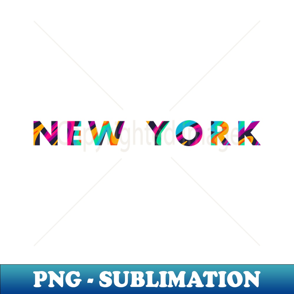 New york colorful rainbow - Professional Sublimation Digital | Inspire ...